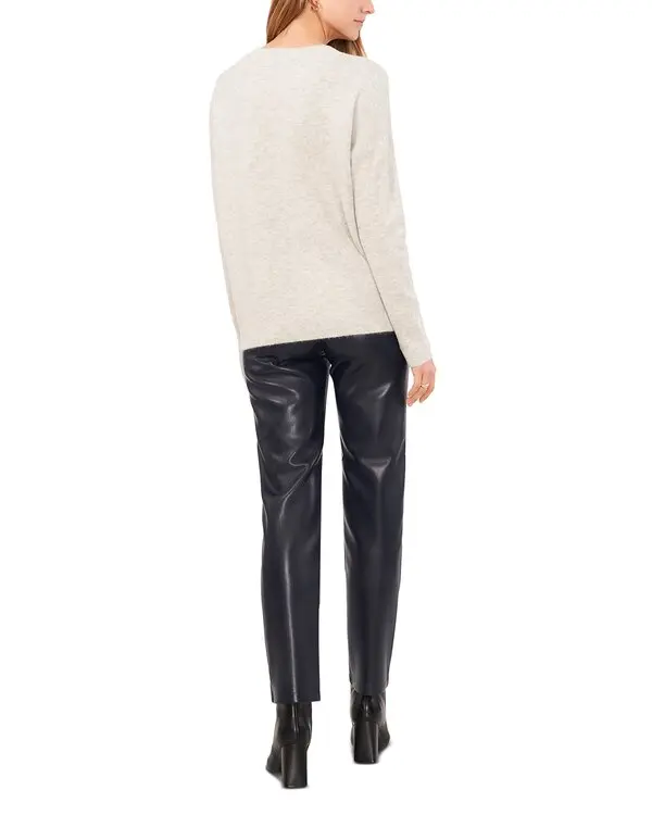 Vince Camuto Sequin Stripe Rib Knit Sweater