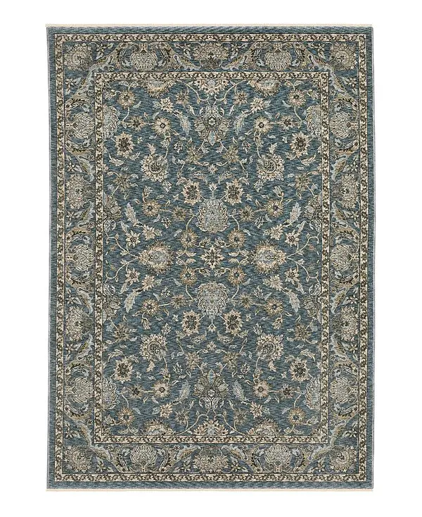 ORIENTAL WEAVERS Ellington Ell06 Runner Area Rug, 2'3 X 7'6 - Blue