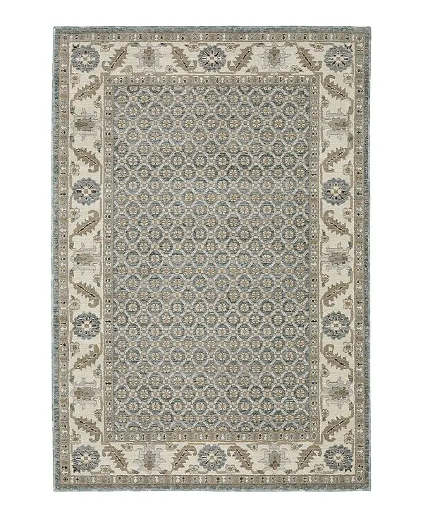 ORIENTAL WEAVERS Andorra 2429a Area Rug, 6'7 X 9'6 - Blue