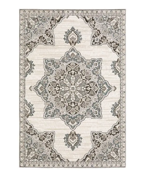 ORIENTAL WEAVERS Ellington Ell01 Area Rug, 5'3 X 7'6 - Ivory