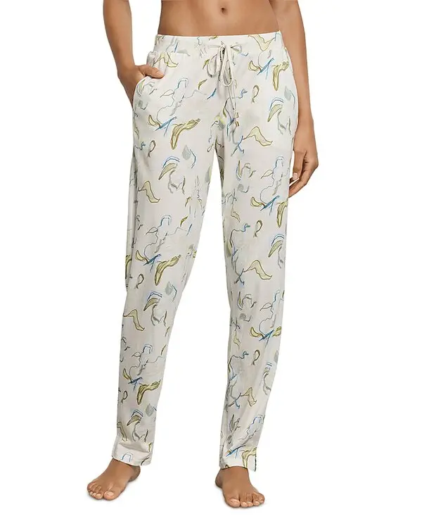 Hanro Sleep & Lounge Pants - Flowing Paint