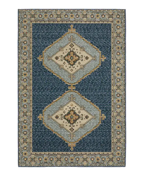 ORIENTAL WEAVERS Andorra 2430a Area Rug, 6'7 X 9'6 - Blue