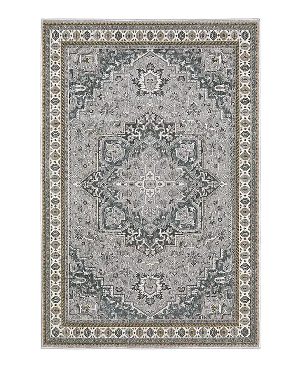 ORIENTAL WEAVERS Ellington Ell02 Area Rug, 6'7 X 9'6 - Blue
