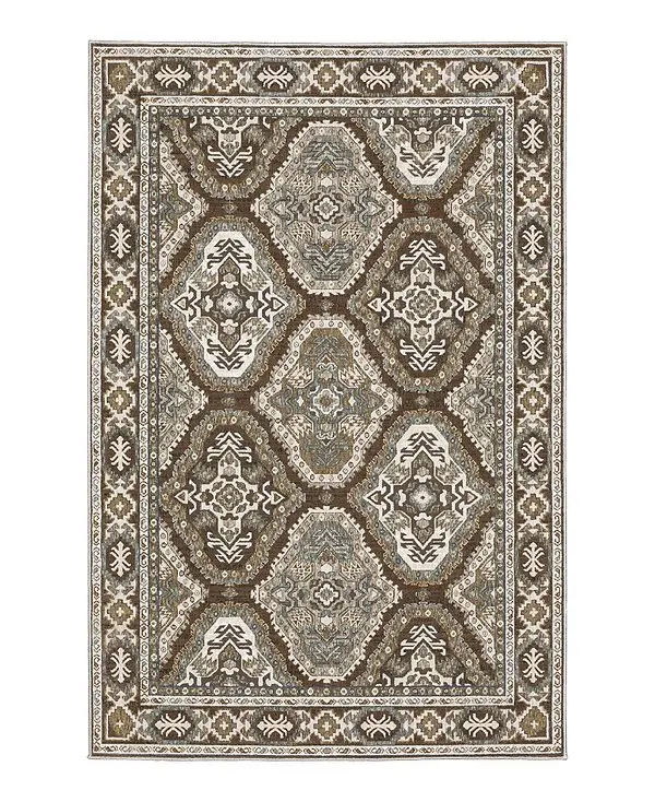 ORIENTAL WEAVERS Ellington Ell03 Area Rug, 3'10 X 5'5 - Red