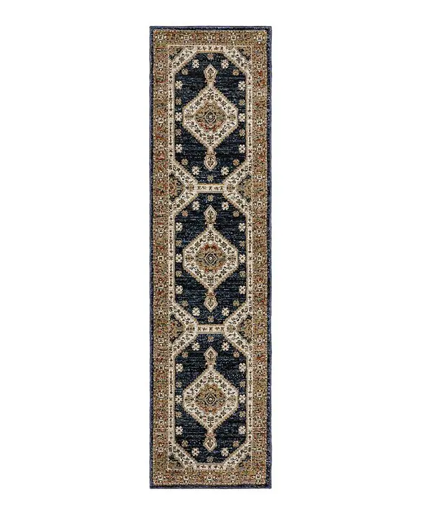 ORIENTAL WEAVERS Andorra 2281e Runner Area Rug, 2'3 X 8 - Blue