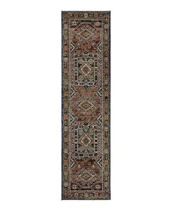 ORIENTAL WEAVERS Andorra 2442a Runner Area Rug, 2'3 X 8 - Blue