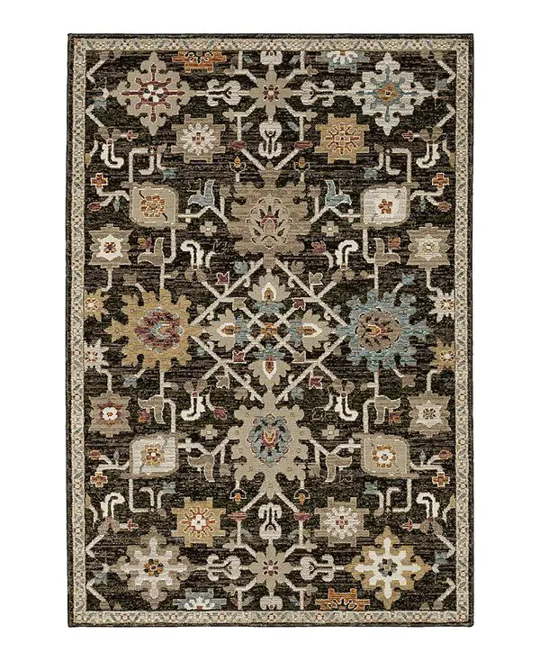 ORIENTAL WEAVERS Andorra 2396b Area Rug, 1'10 X 3'2 - Brown