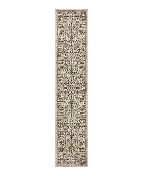 ORIENTAL WEAVERS Andorra 2449b Runner Area Rug, 2'6 X 12 - Ivory
