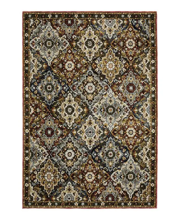 ORIENTAL WEAVERS Andorra 2408a Area Rug, 1'10 X 3'2 - Red