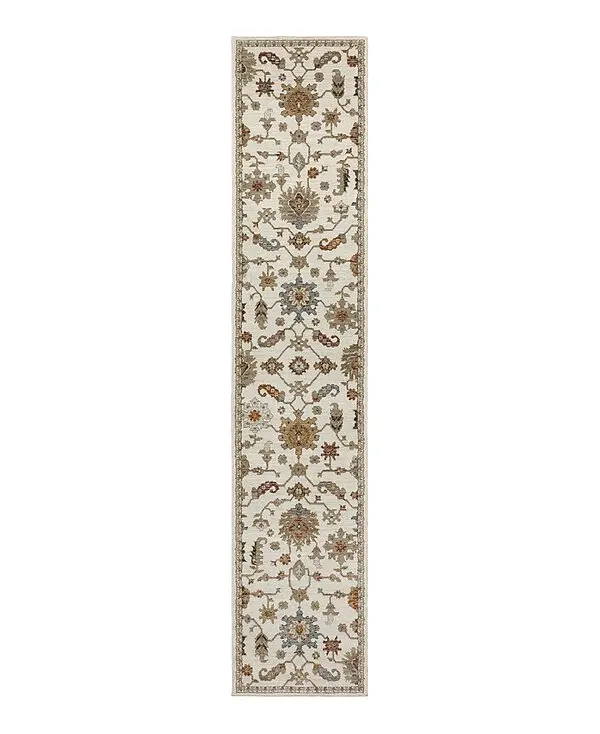 ORIENTAL WEAVERS Andorra 2419b Runner Area Rug, 2'6 X 12 - Ivory