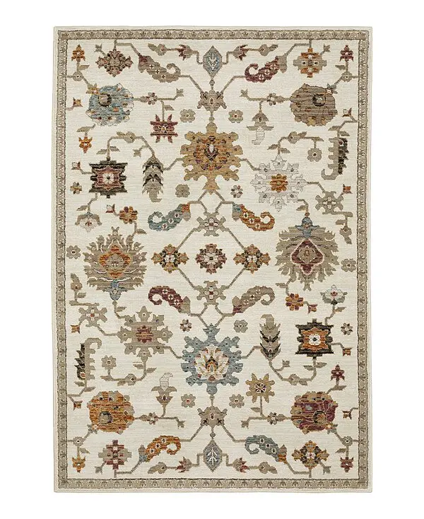 ORIENTAL WEAVERS Andorra 2419b Area Rug, 5'3 X 7'3 - Ivory