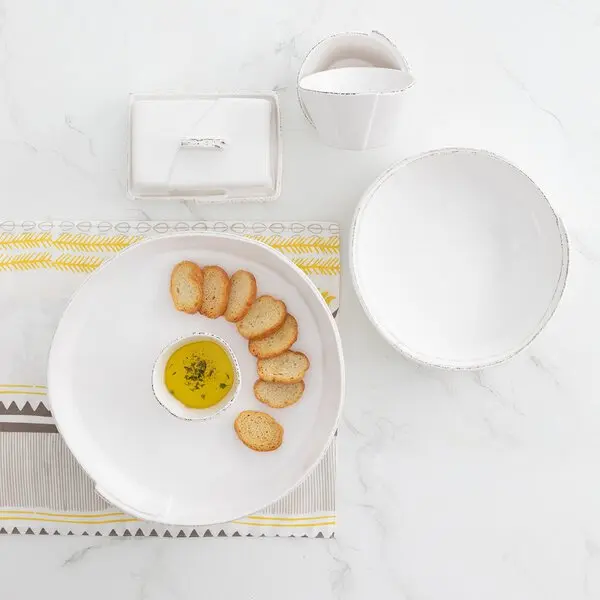 VIETRI Lastra Butter Dish