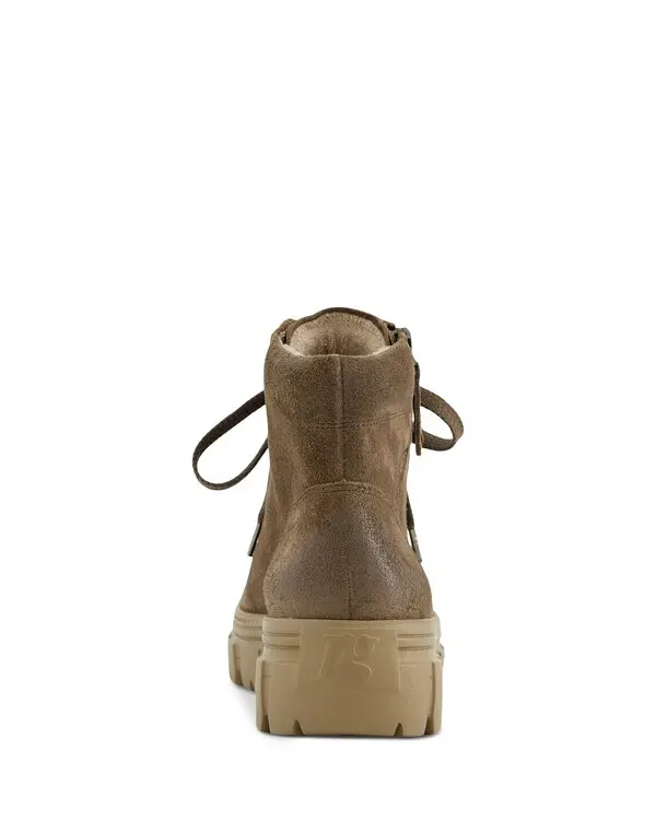 Paul Green Novi Hi-top Sneakers - Earth Suede