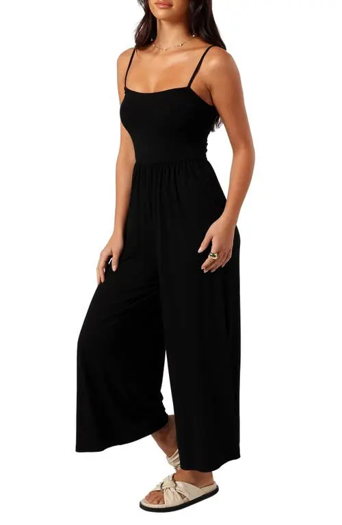 PETAL & PUP Kameron Knit Wide Leg Jumpsuit