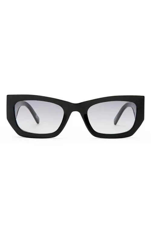 Le Specs Beachcomber D-frame Sunglasses - Black/smoke Grad