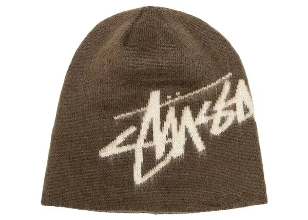 StÜssy Brushed Out Stock Skullcap - Brown