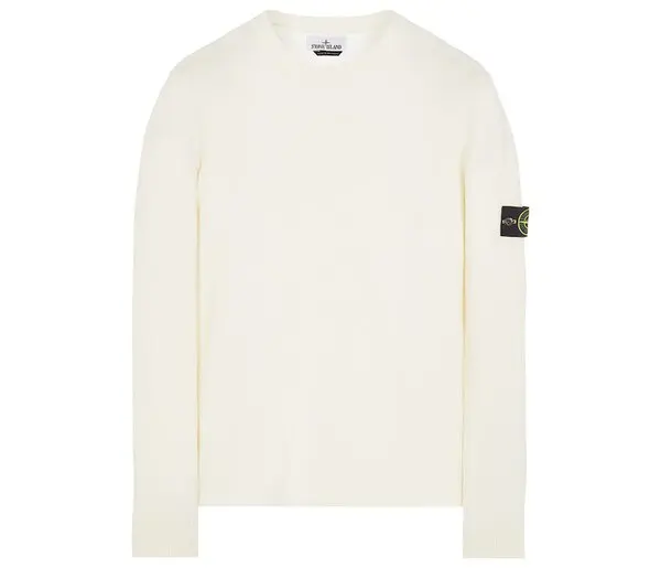 Stone Island Logo Appliqued Wool Sweater