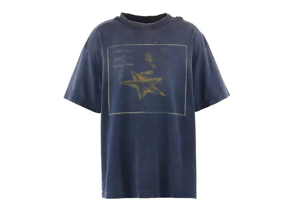 SAINT MICHAEL X Cactus Plant Flea Market Star Tee Shirt