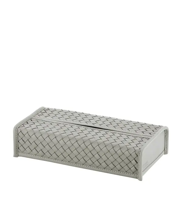 RIVIERE Woven Rectangular Box - Grey