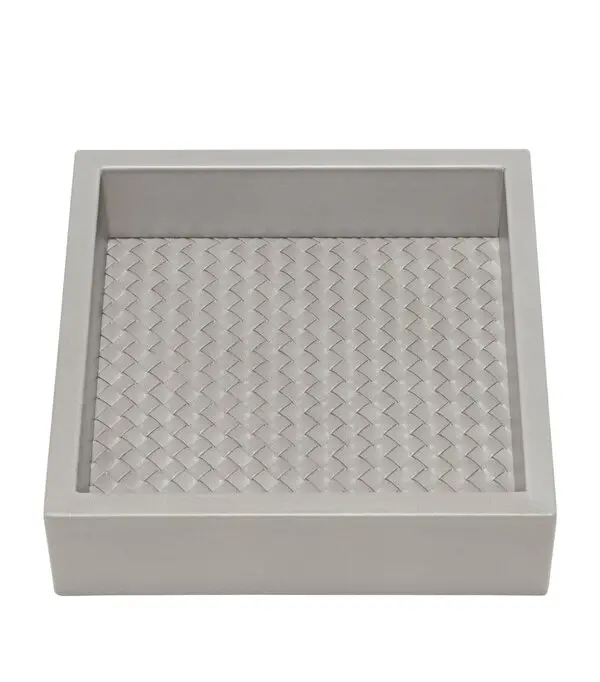 RIVIERE Woven Tray - Grey