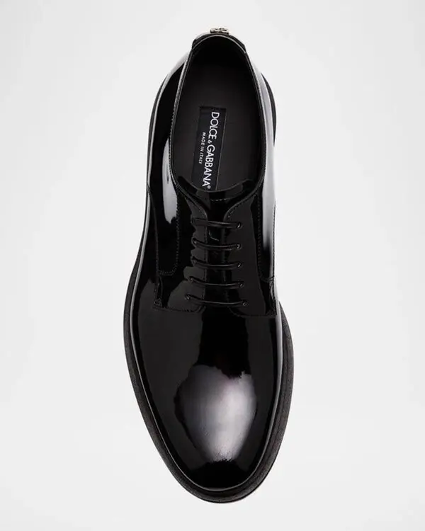 Dolce & Gabbana Patent Leather Derby Shoes