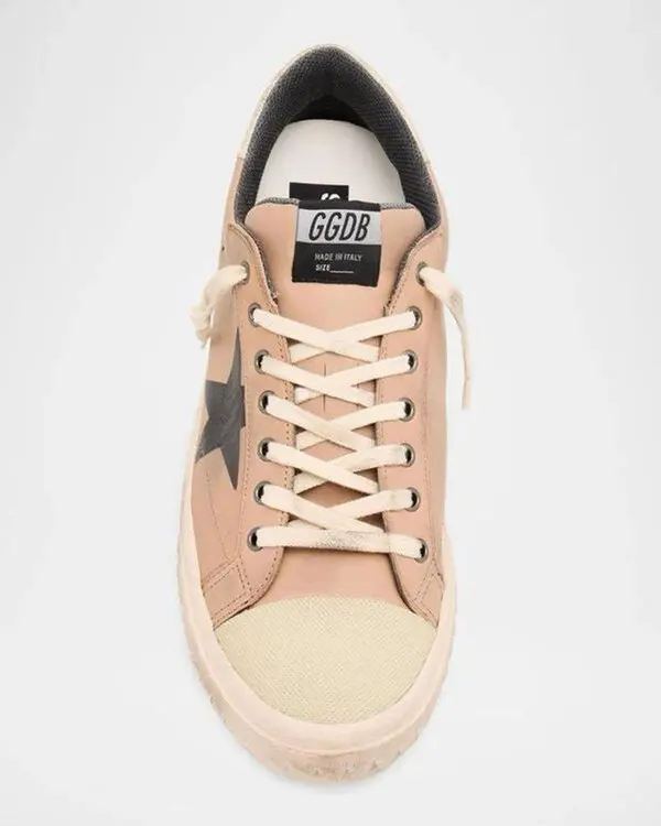 GOLDEN GOOSE Super-star Nubuck Sneakers - Beige