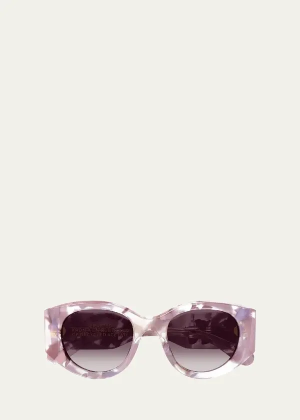 Chloé Round Frame Sunglasses - Pink Peony