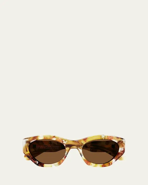 Chloé Logo Cat-eye Sunglasses - Bronze
