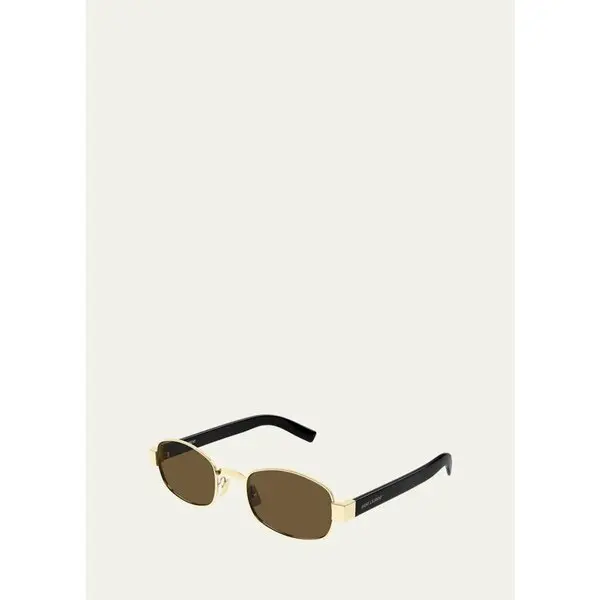 Saint Laurent Round Metal Sunglasses