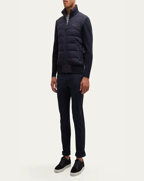 Mackage Haney City Hybrid Down Jacket - Navy