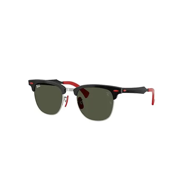 Ray-ban Rb3807m Scuderia Ferrari Collection Sunglasses Frame Grey Lenses - Brushed Black