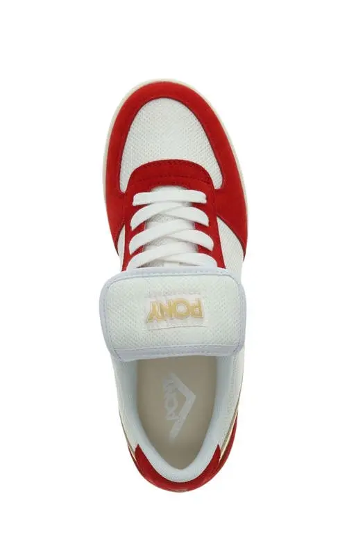 PONY Linebacker Archive Sneakers - White/red