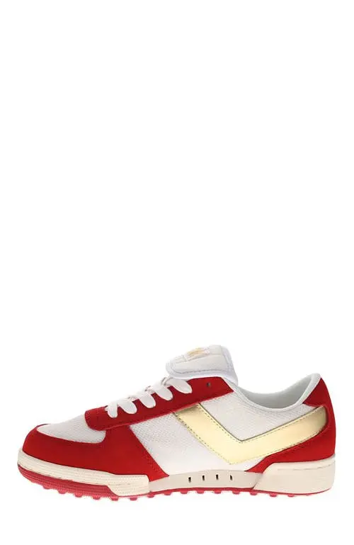 PONY Linebacker Archive Sneakers - White/red