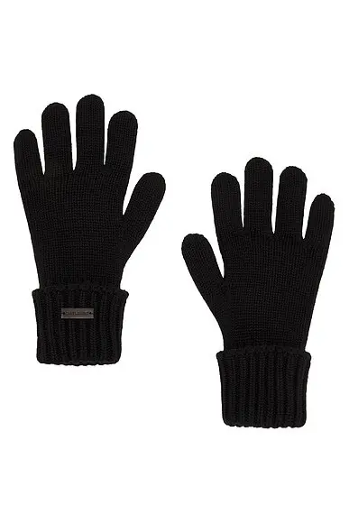 Saint Laurent Cashmere Gloves - Black