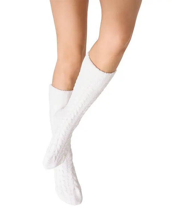 PJ Salvage Chenille Knee High Socks - Ivory