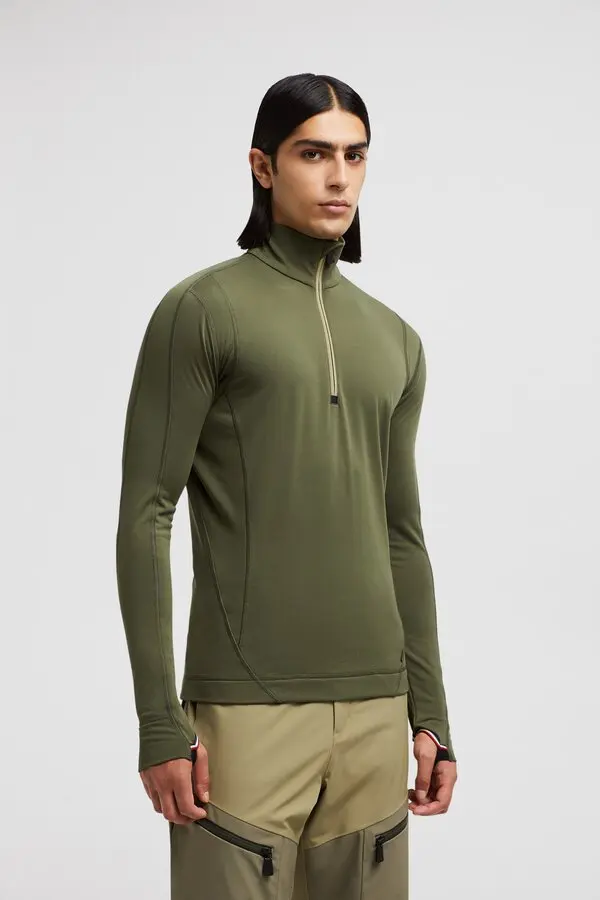 Moncler Polartec Half Zip Sweatshirt