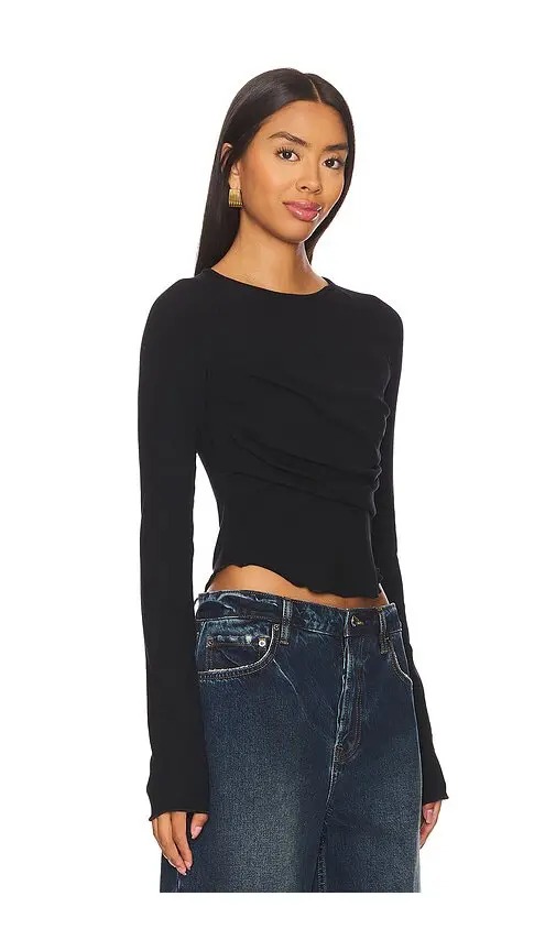 THE LINE BY K Cathal Long Sleeve T-shirt - Black