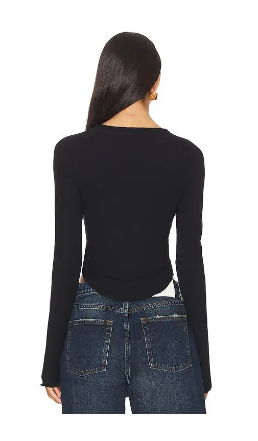 THE LINE BY K Cathal Long Sleeve T-shirt - Black