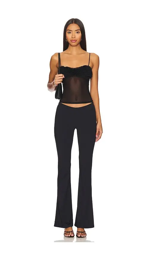 MORE TO COME Carmine Cami Top - Black