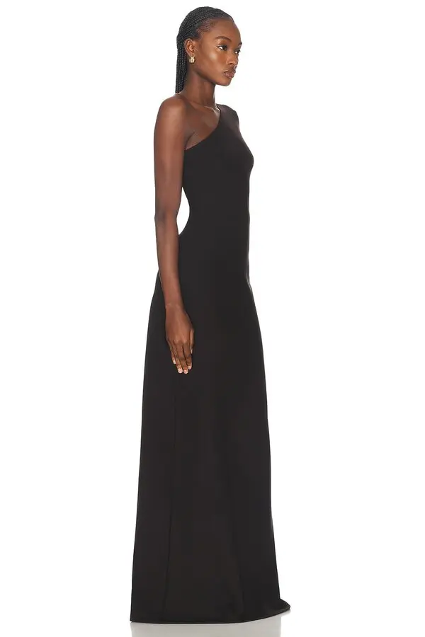 LESET Rio One Shoulder Maxi Dress