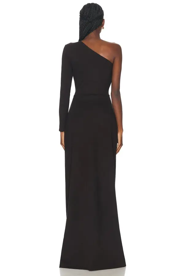 LESET Rio One Shoulder Maxi Dress