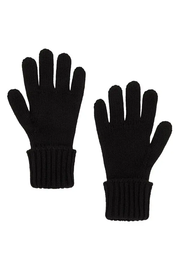 Saint Laurent Cashmere Gloves - Black