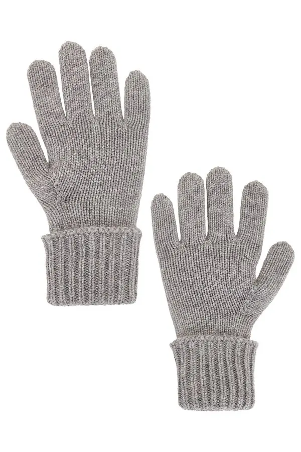 Saint Laurent Cashmere Gloves - Lead