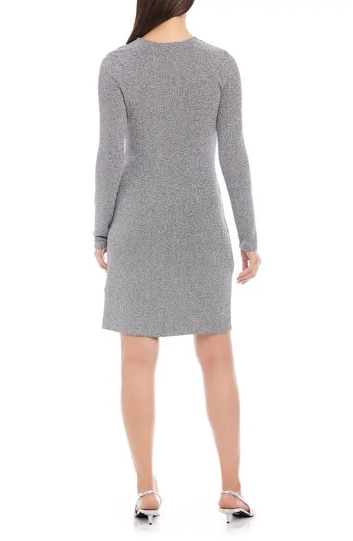 Karen Kane Ruched Long Sleeve Body-con Dress