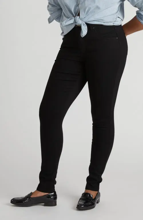 Universal Standard Seine Ankle Skinny Jeans - Jet Black