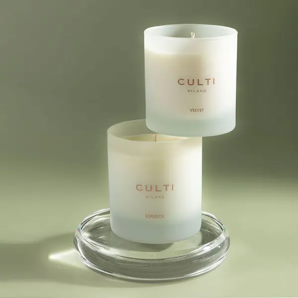 CULTI MILANO White Vase Candle, 9.5 Oz