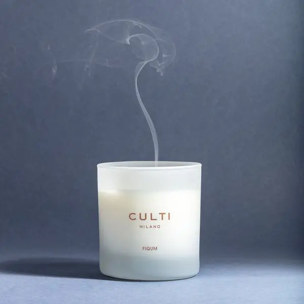 CULTI MILANO White Vase Candle, 9.5 Oz
