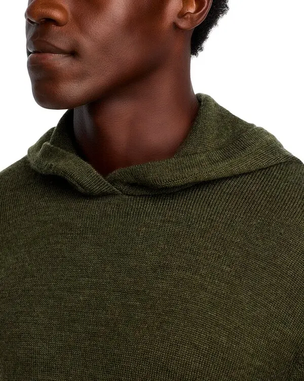 ALEX CRANE Campo Wool Sweater Hoodie - Pine