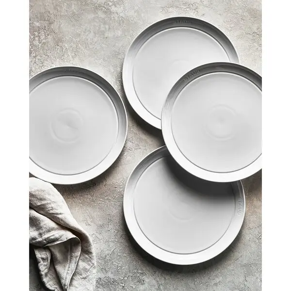 STAUB Dinner Plate, Set Of 4 - White