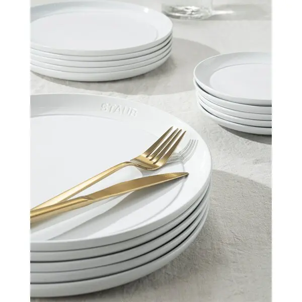 STAUB Dinner Plate, Set Of 4 - White
